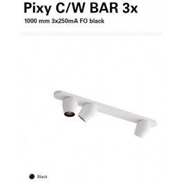 L&E Lighting Shop Online : แป้นสำหรับโคม, Intra Lighting#Pixy C/W Bar 3x BK